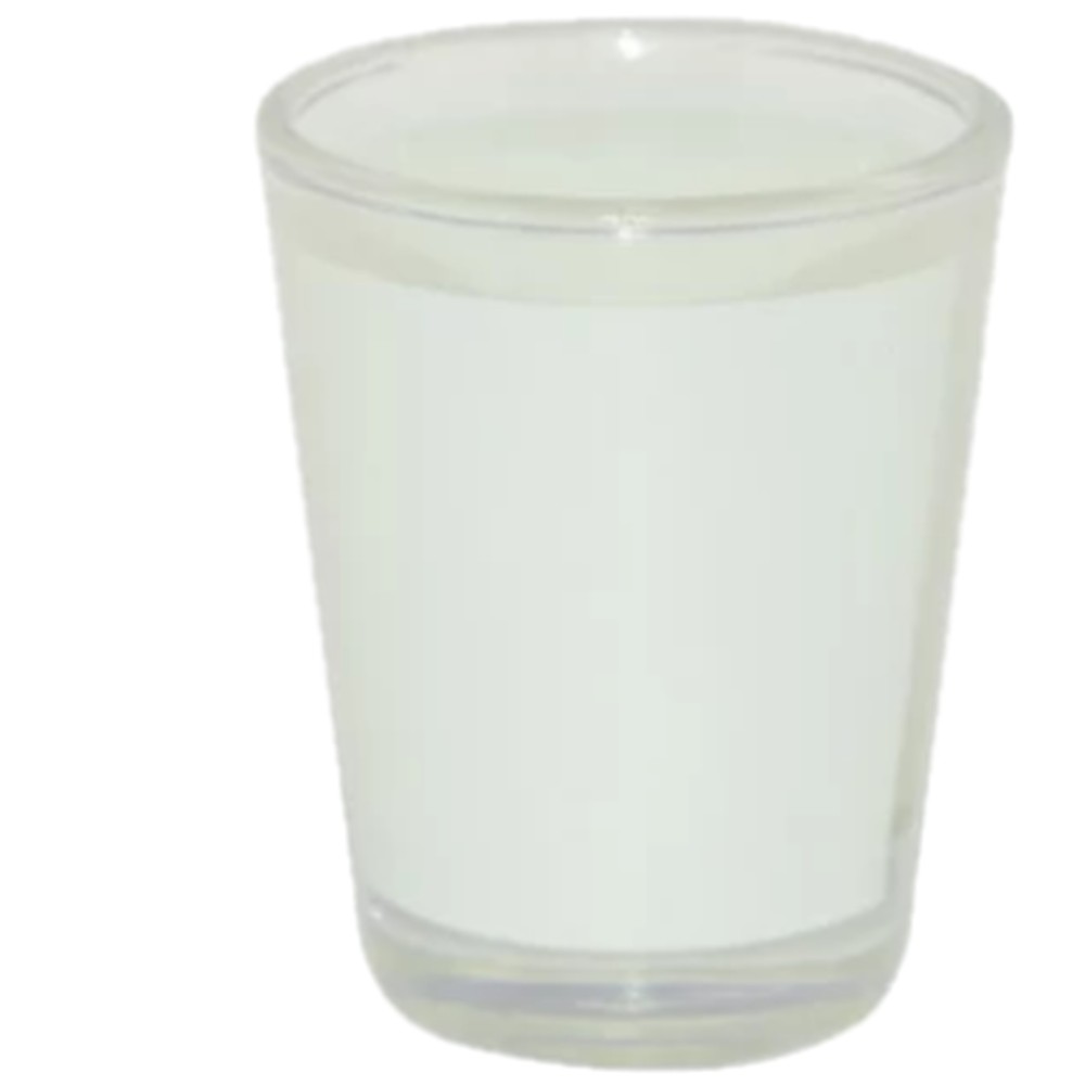 Sublimation 1.5oz Shot Glass Mug | White Patch