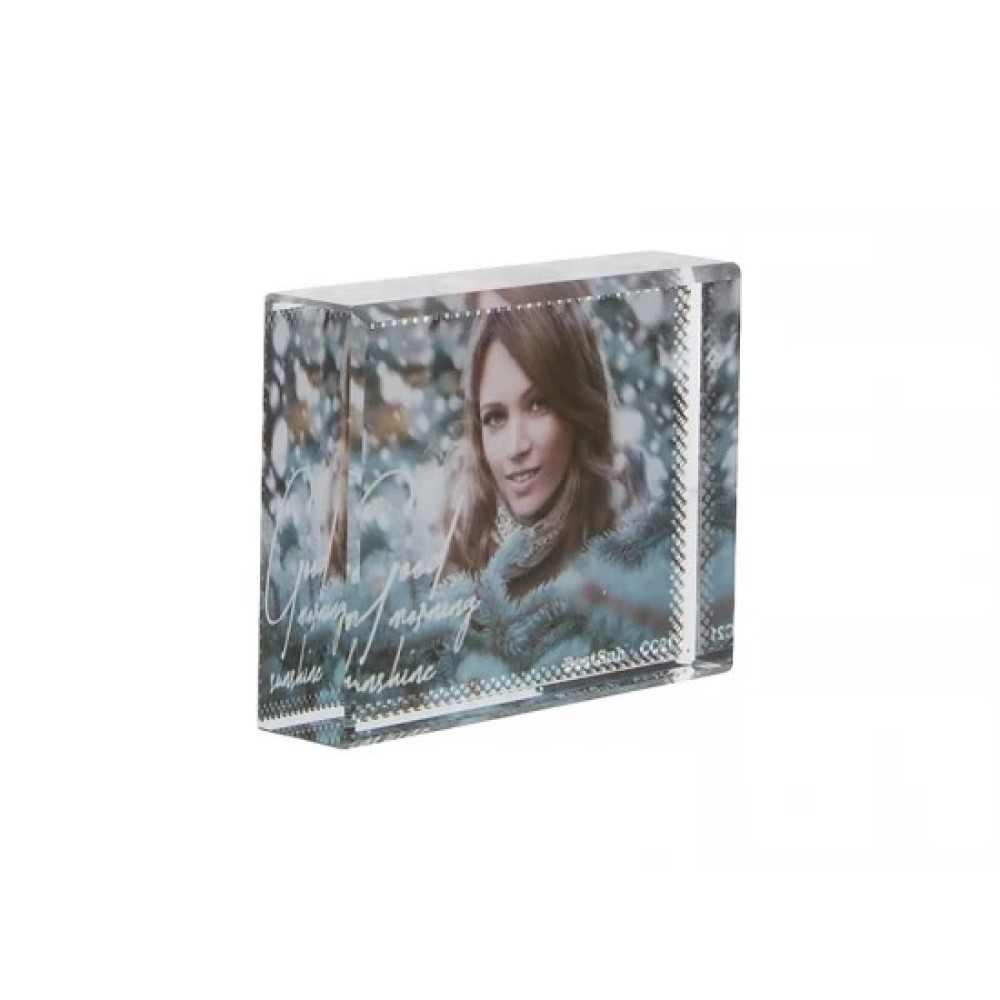 Sublimation Crystal Square Blank 2.375x3.125 | Photo Crystal