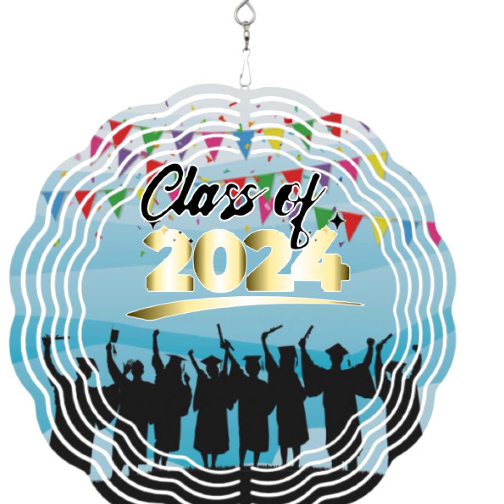 Sublimation 10 Inch Round Wind Spinner | Printable