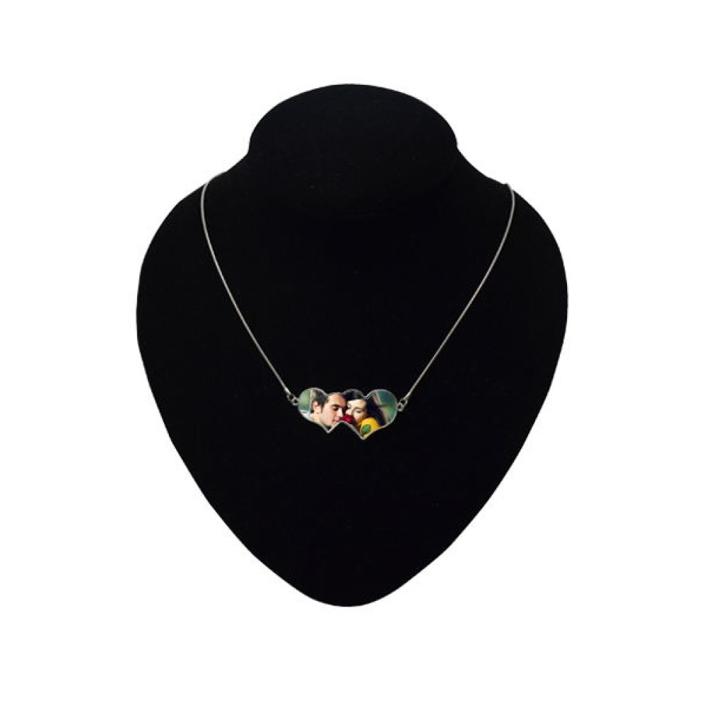 Sublimation Necklace Heart to Heart (XL06) - XL06