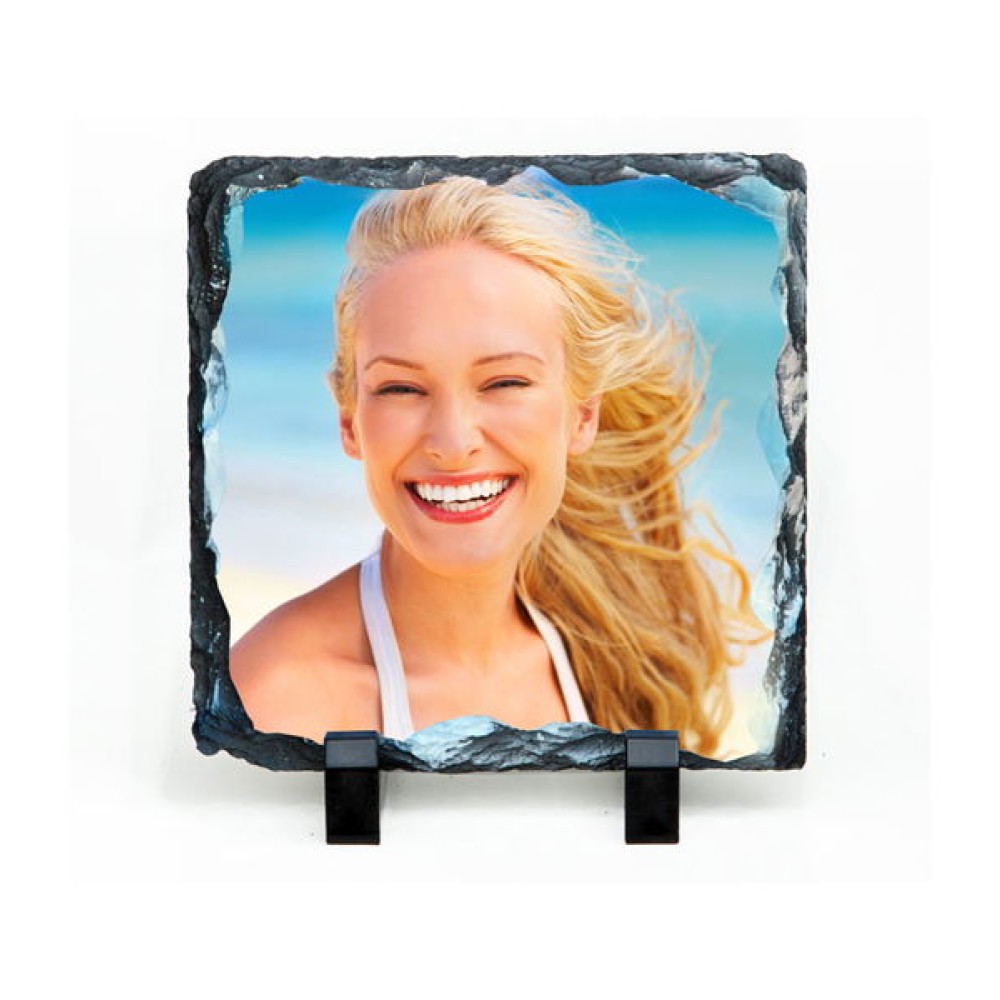 Square Sublimation Slate 6 × 6 | Photo Slate Blank