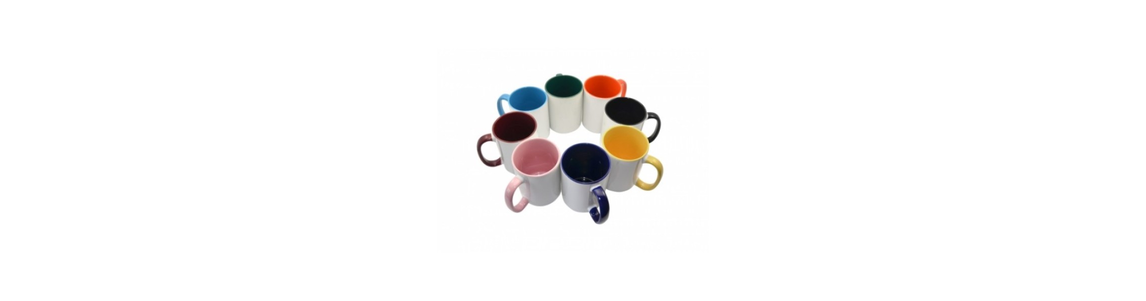 Inner Rim Color Mugs for Sublimation | Accent Rim Mugs