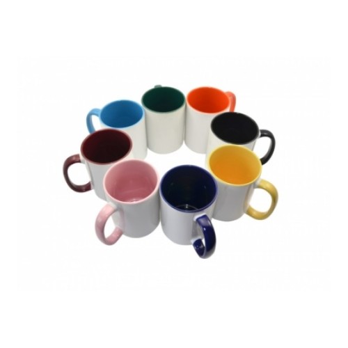 sublimationInner blank Rim Color Mugs