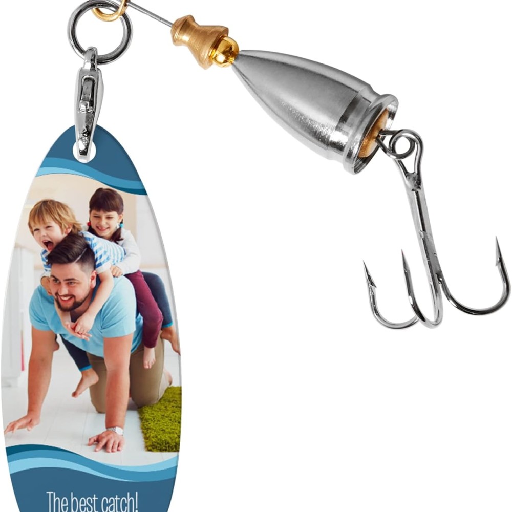 Sublimation Blank Fishing Spinner Lure Trihook