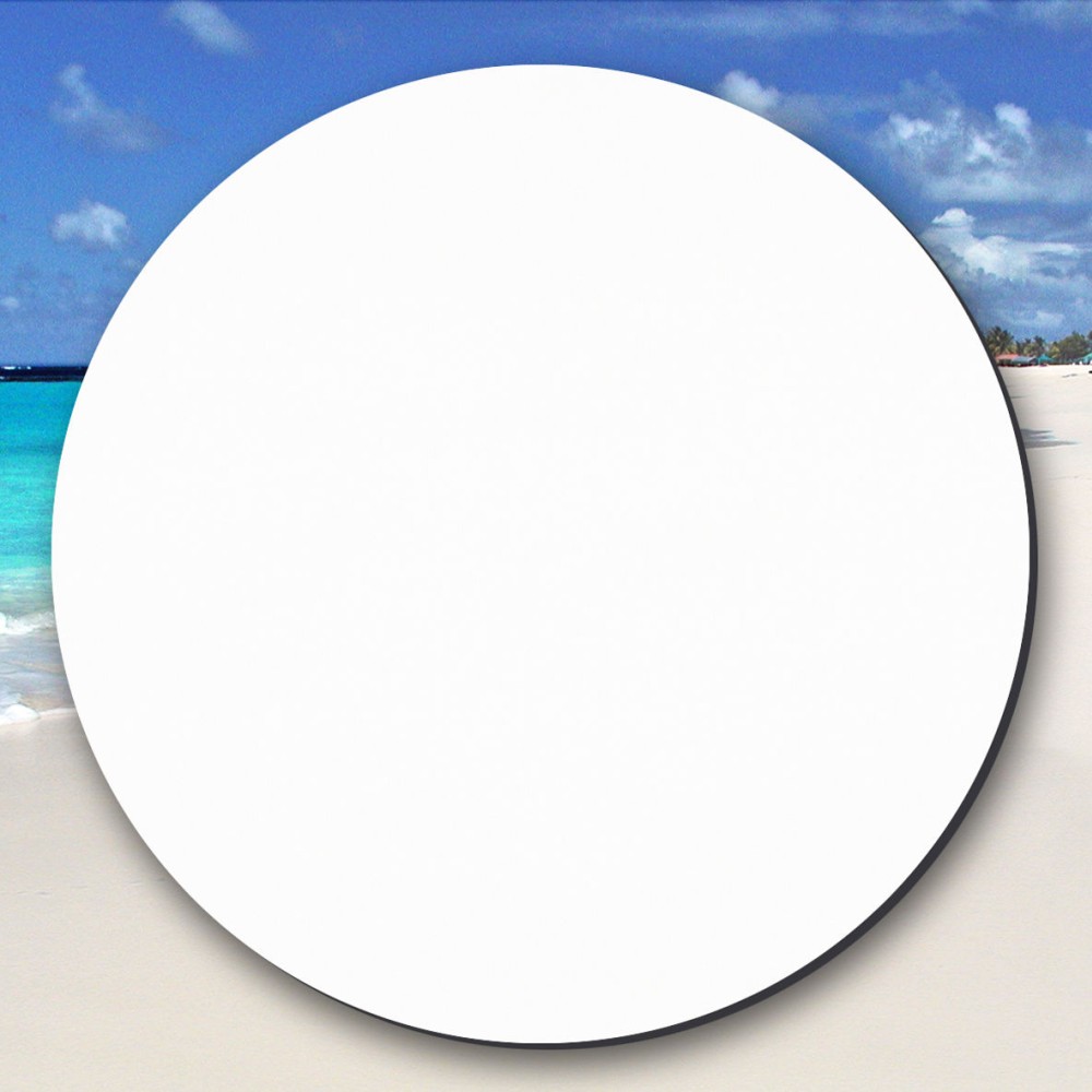 Sublimation 4 Inch Round Neoprene Coaster | 1/4 Inch Thick