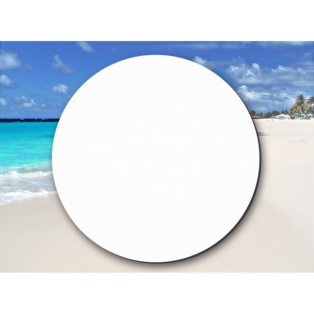 Sublimation 4 Inch Round Neoprene Coaster | 1/4 Inch Thick