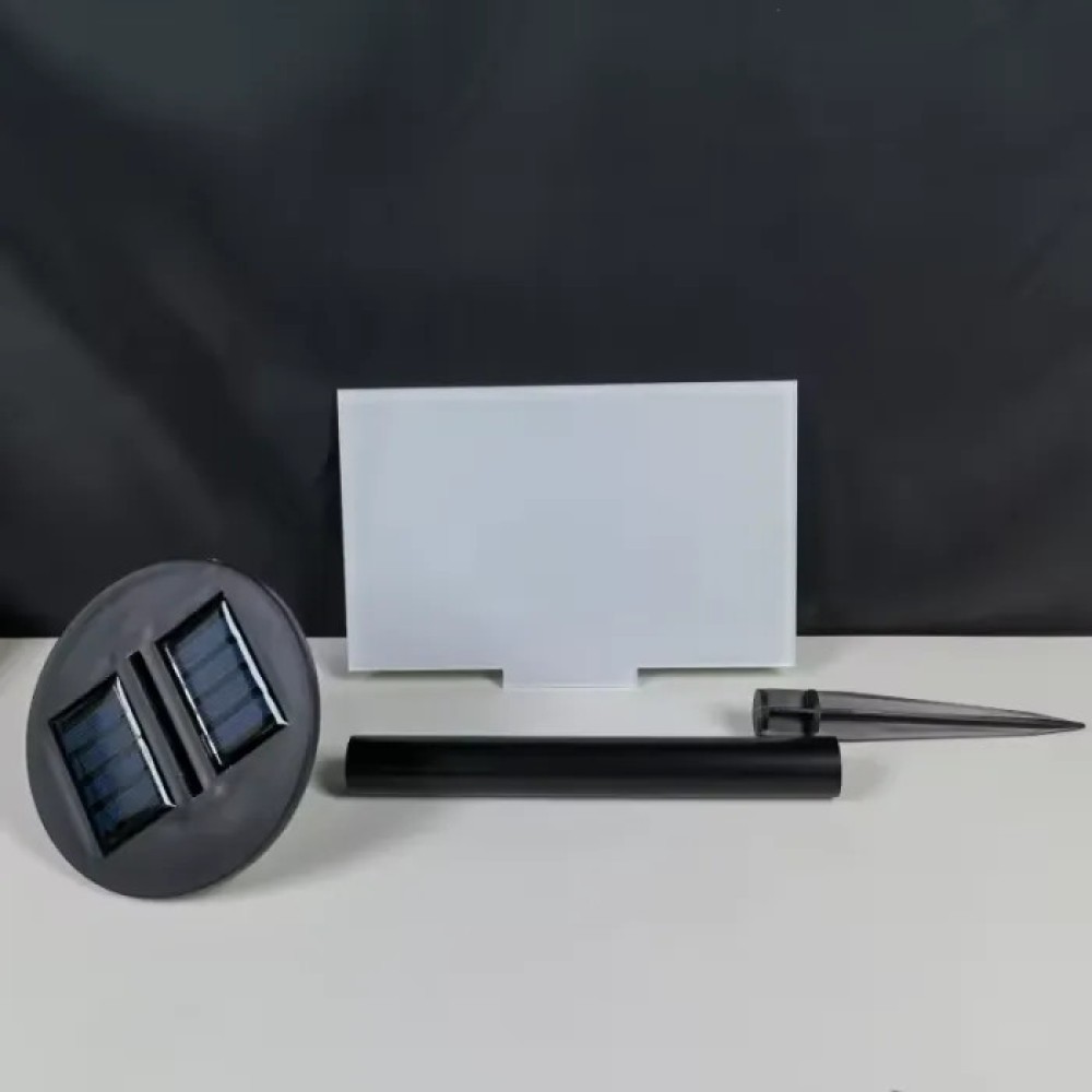 Sublimation Acrylic Led Solar Blank Garden Decorations Lights
